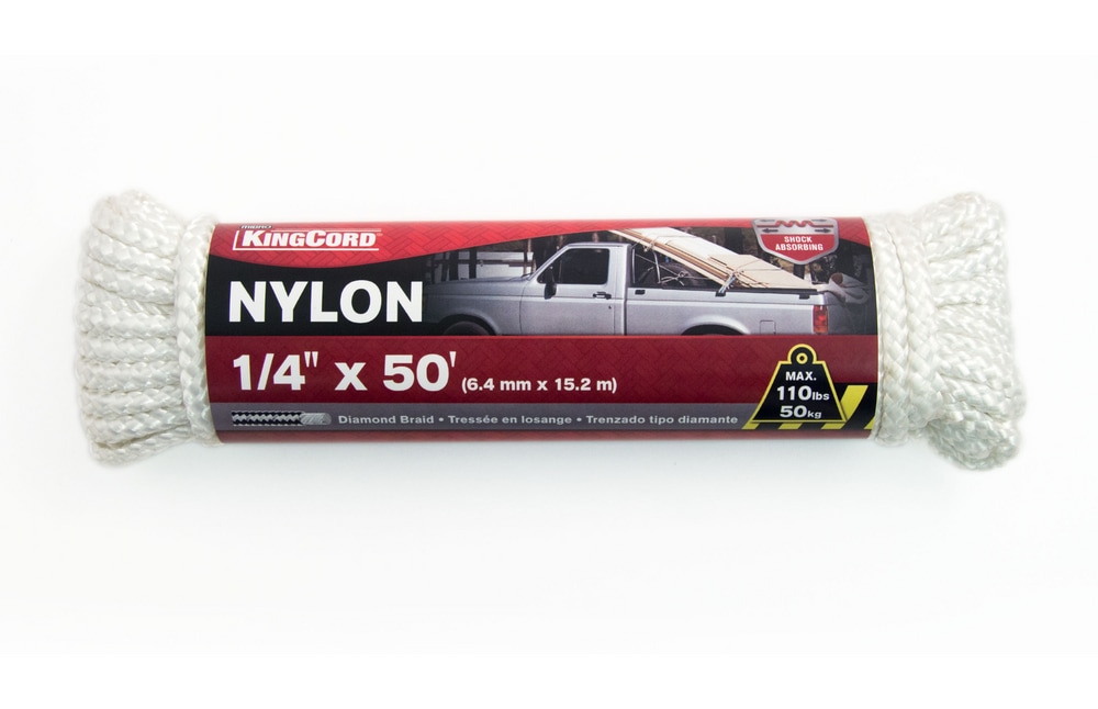 Nylon Braided Rope, 1/4-in x 50-ft | Canadian Tire