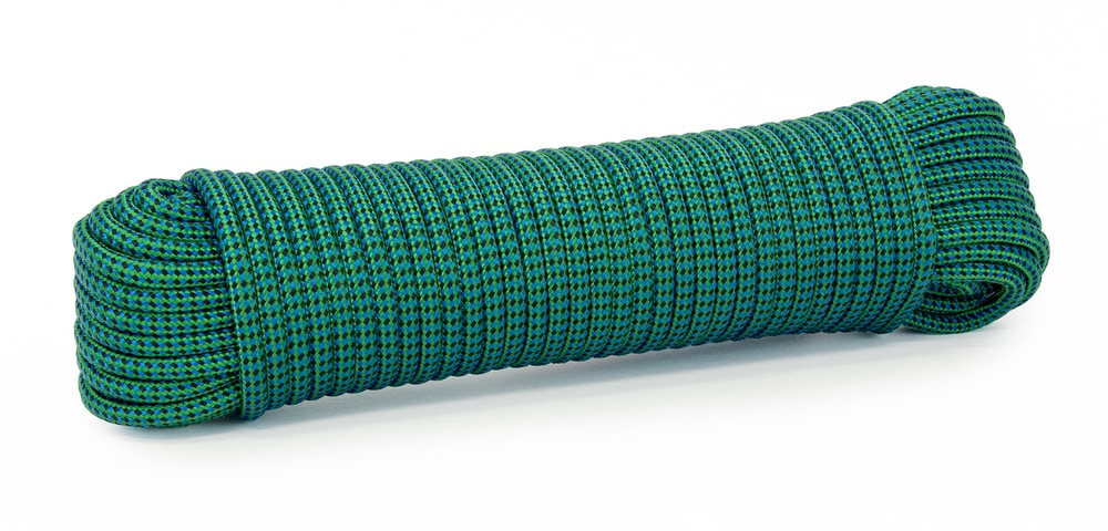 KingCord Polypropylene 32-Strand Diamond Braided Rope, SWL-100-lbs, 3/8 ...