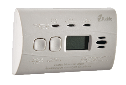 Kidde Worry-Free Carbon Monoxide (CO) Detector With Digital Display and 10-Year Sealed Battery ...