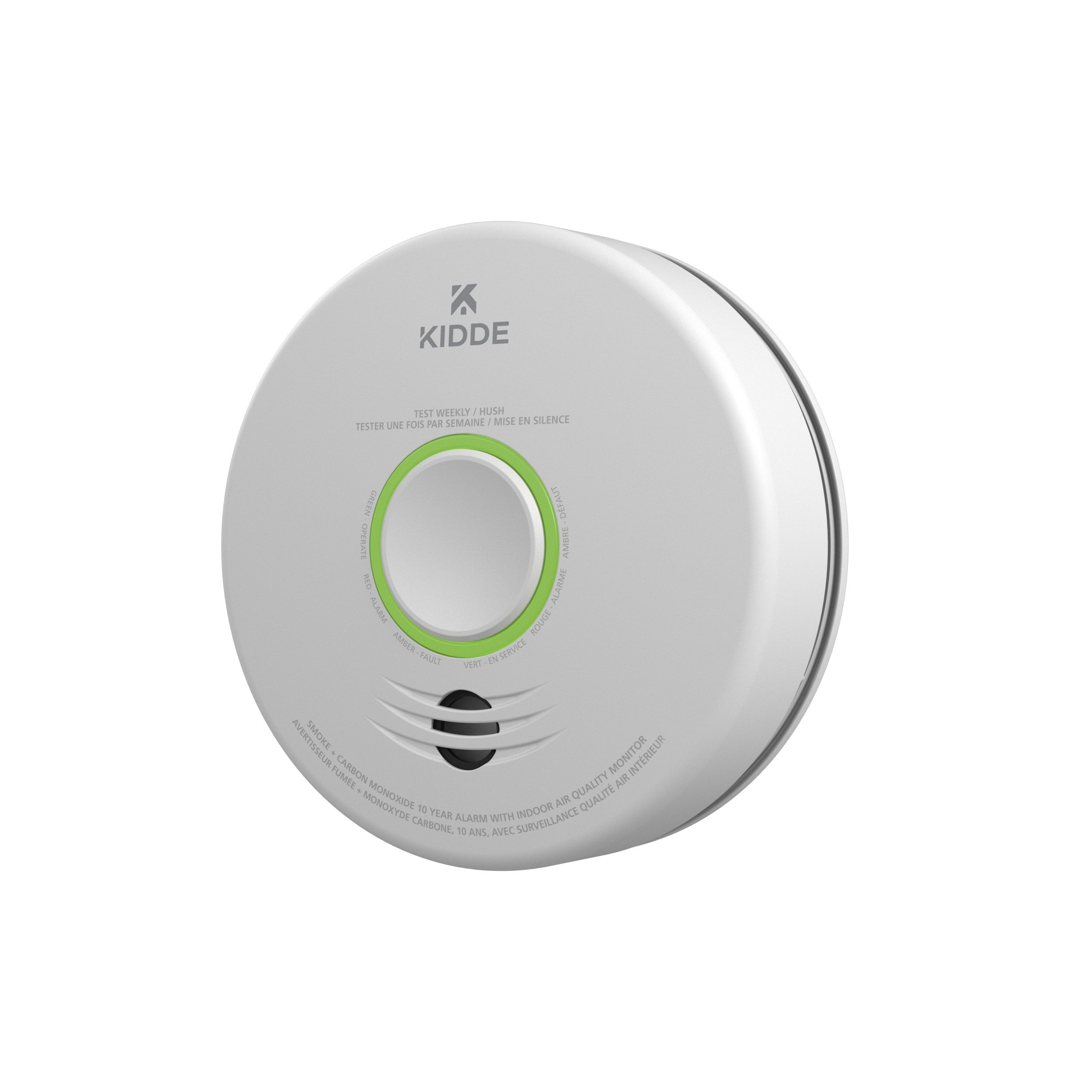 Kidde All-In-One Smoke/CO Smart Home Safety Device Combo with Indoor ...