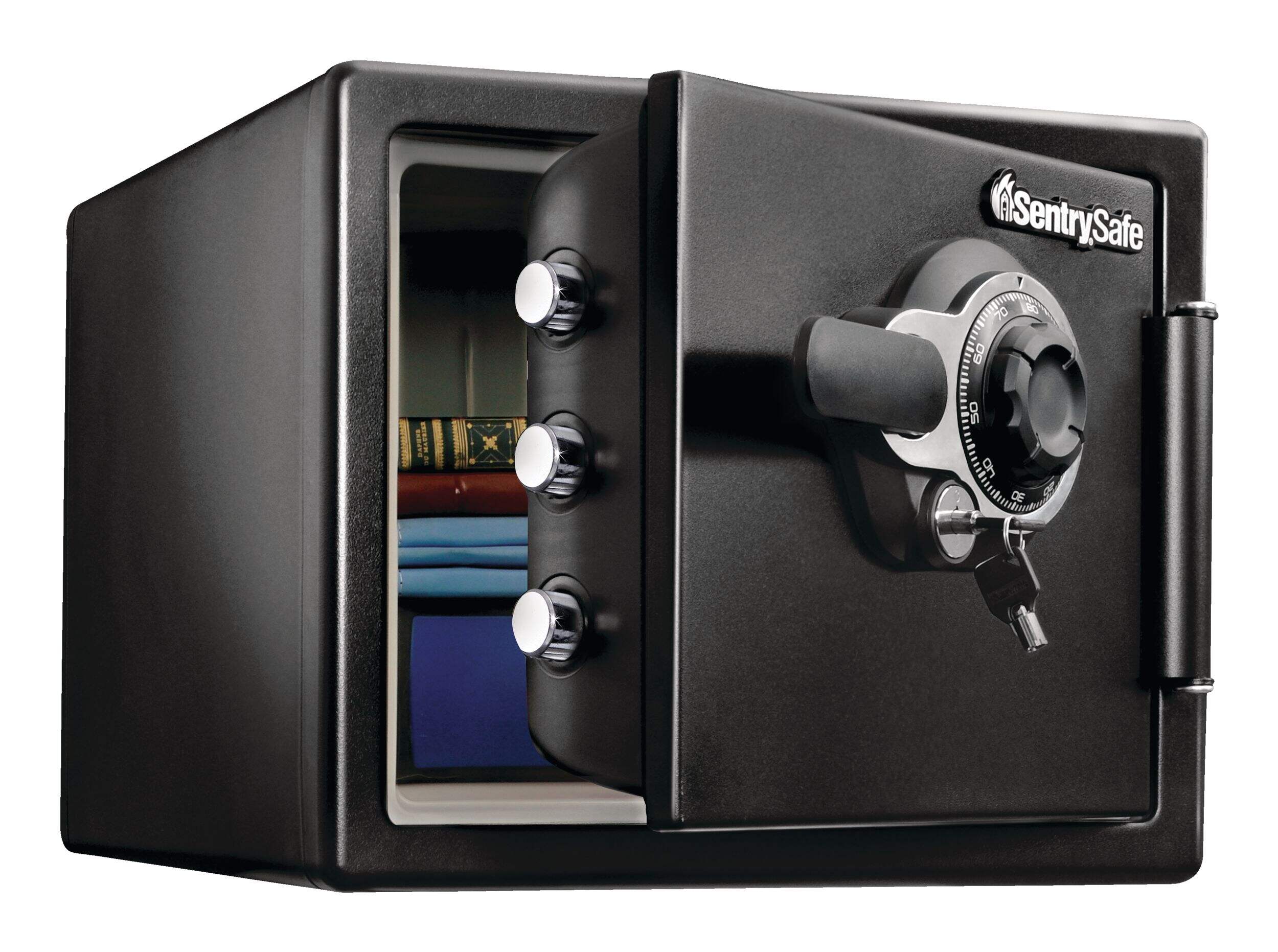 SentrySafe Small Steel Security Fire Safe Box With Combination Lock, 23 ...