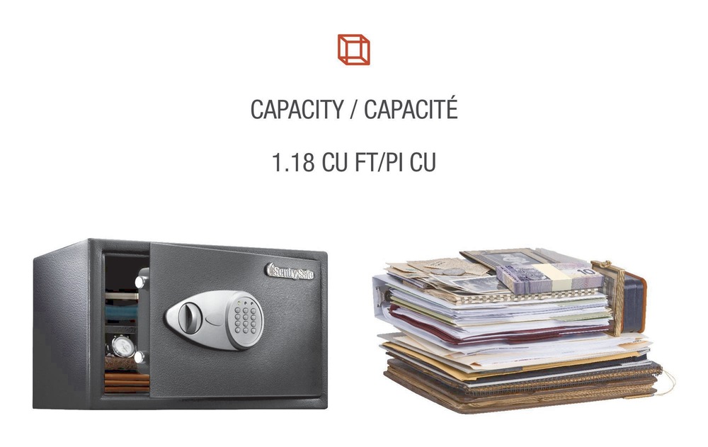 Coffre de sûreté numérique SentrySafe, grand, 1,2 pi3 | Canadian Tire