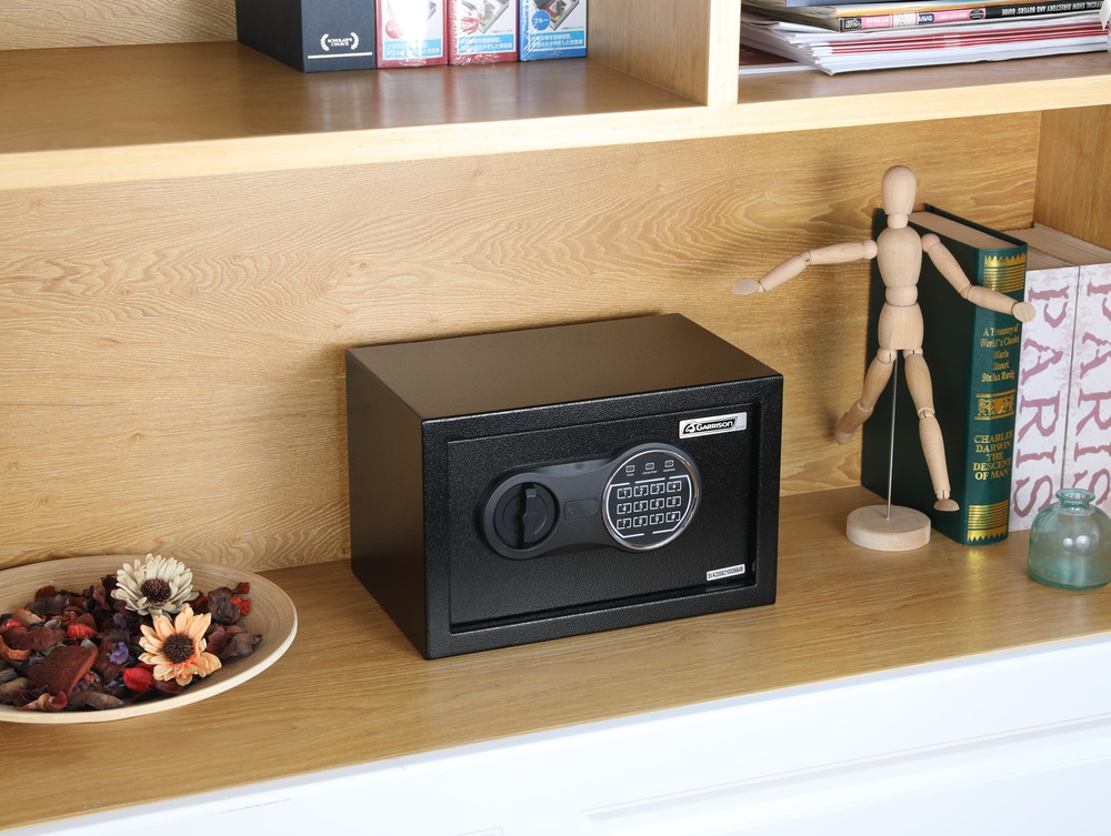 Garrison Small Steel Security Safe Box With Digital Keypad, 8.5-L ...