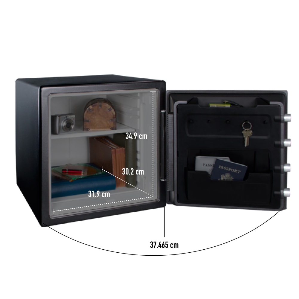 SentrySafe Fire and Water-Resistant Chest Safe Box With Combination ...