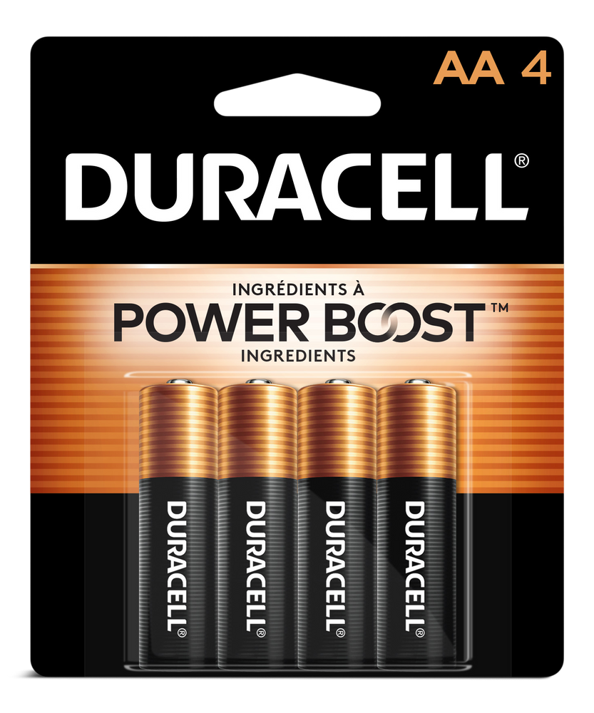 Duracell Coppertop AA Batteries, Alkaline, 4-pk | Party City