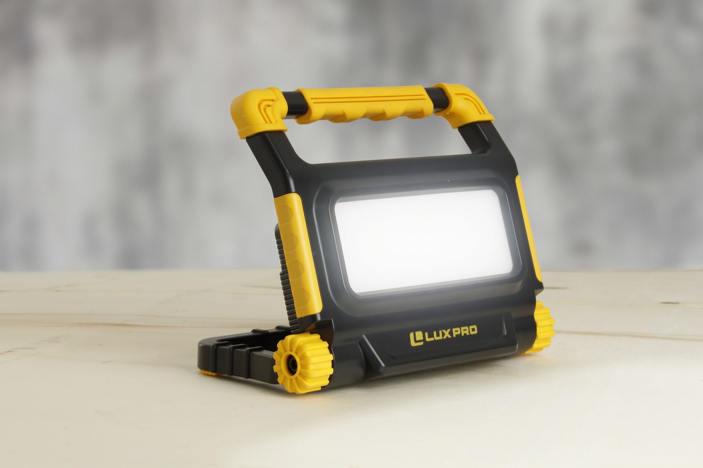 LUXPRO 2849 Lumen Slim IPX4 Rated Easy-Grip Rechargeable LED Work Light ...