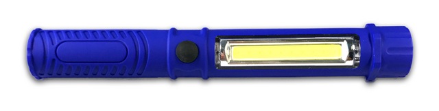 60 Lumens Dual Magnetic COB LED Clip Light, Batteries Included, Blue ...