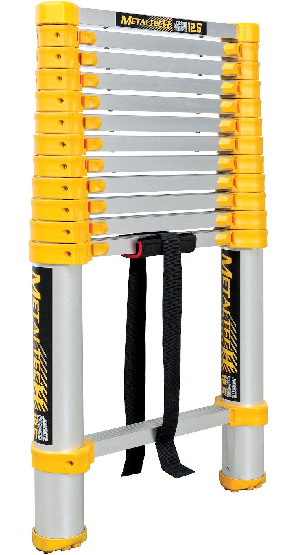 MetalTech CSA Approved Grade 1 Aluminum Telescopic Ladder, 12.5-ft, 250 ...