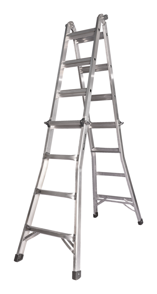 Mastercraft Grade 1A Aluminum Multi-Task Ladder, 17-ft, 300-lb ...