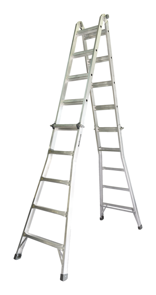 Mastercraft Grade 1A Aluminum Multi-Task Ladder, 21-ft, 300-lb ...