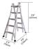 Mastercraft Grade 1A Aluminum Multi-Task Ladder, 21-ft, 300-lb ...