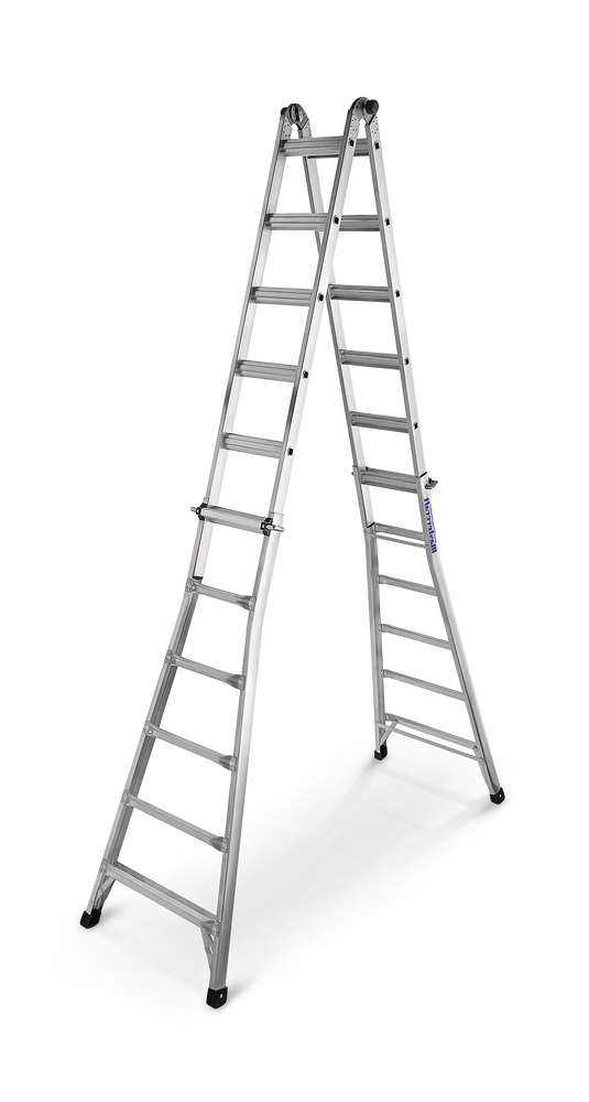 Mastercraft Grade 1A Aluminum Multi-Task Ladder, 25-ft, 300-lb ...