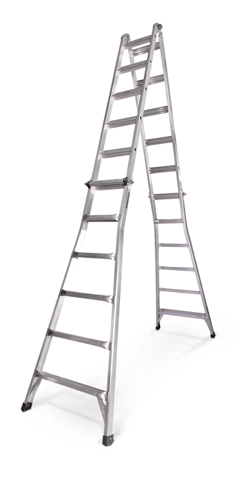 Mastercraft Grade 1A Aluminum Multi-Task Ladder, 25-ft, 300-lb ...