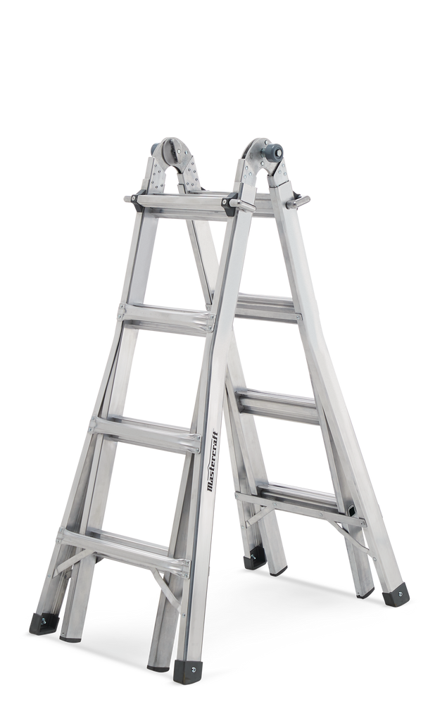 Mastercraft CSA Grade 1 Aluminum Multi-Task Ladder, 17-ft, 250-lb ...