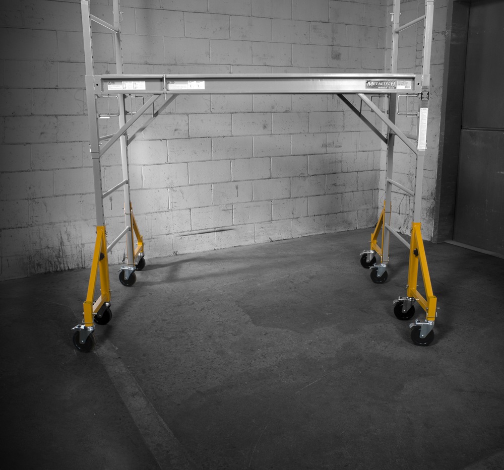 MetalTech Baker Scaffolding Safety Accessory Outriggers with Castors, 4 ...