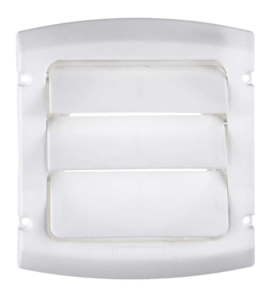 Dundas Jafine LC4WXZW ProVent Louvered Exhaust Cap, UV-Resistant, White ...