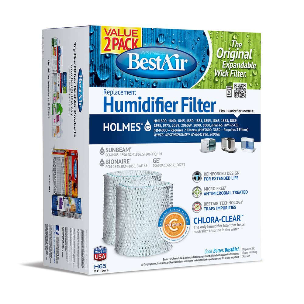 RPS BestAir Holmes/Sunbeam Replacement Humidifier Filter, 2-pk ... RPS BestAir Holmes/Sunbeam Replacement Humidifier Filter, 2-pk ...