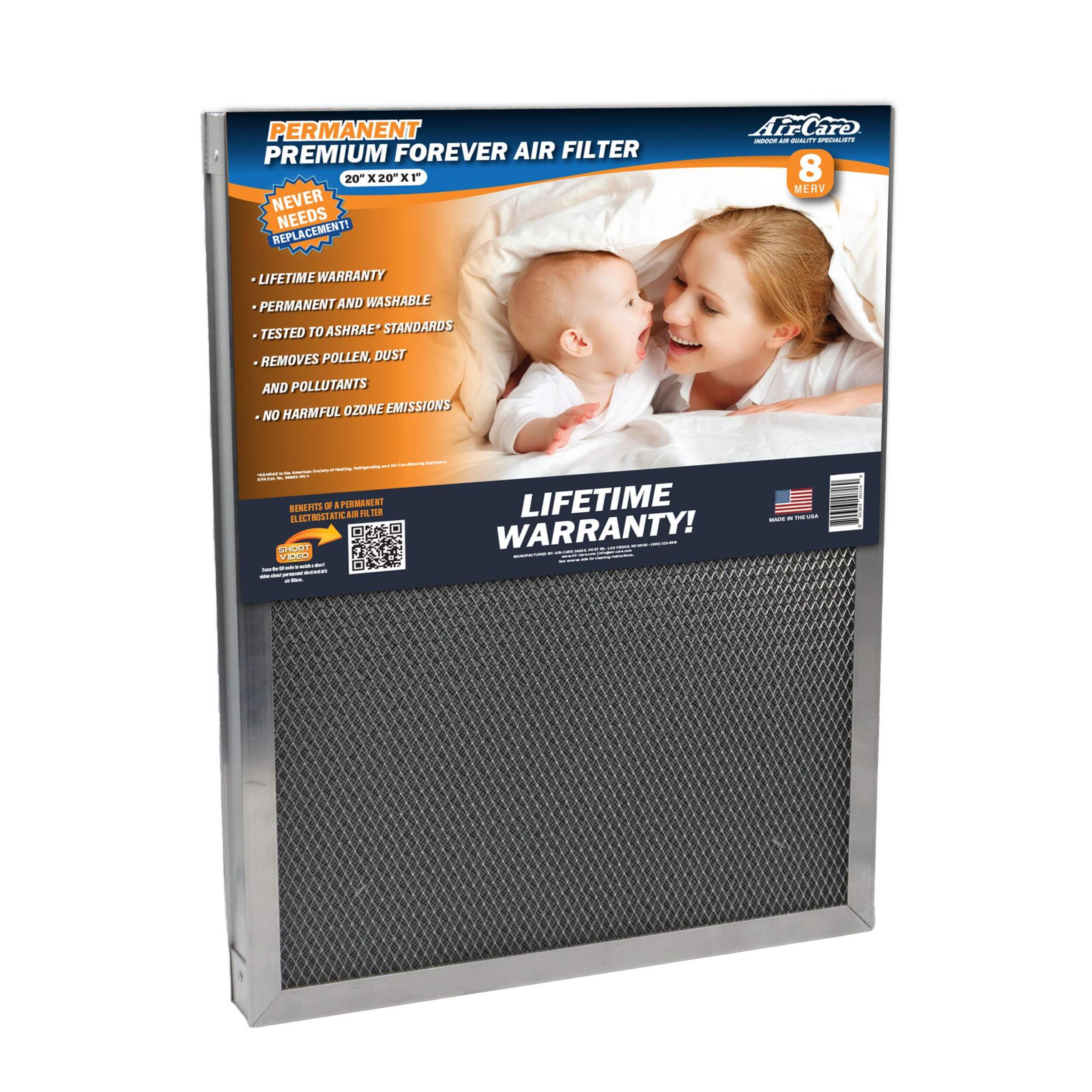 Air-Care Premium Permanent Washable Furnace Filter, 16-in x 25-in | Canadian Tire