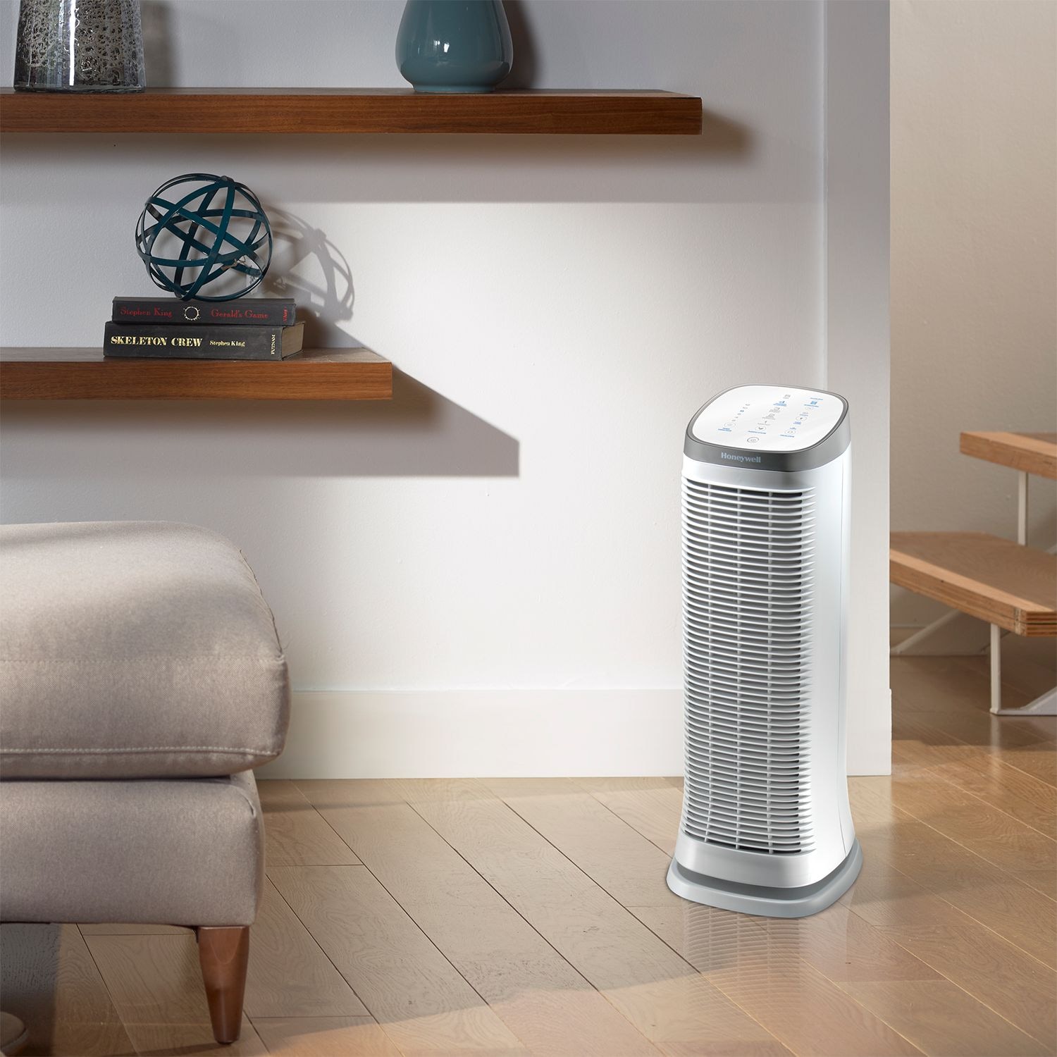 Honeywell HFD322C AirGenius5 Permanent Filter Air Purifier Removes Allergens Odours White Large Room Canadian Tire