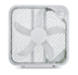 For Living Plastic 5-Blade Portable Box/Floor Fan, 2-Speed,White, 20-in ...