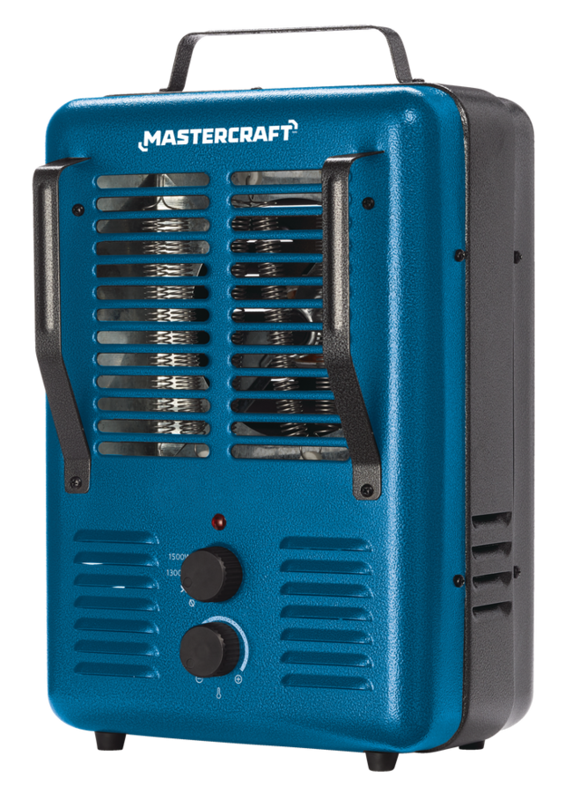 Mastercraft Deluxe Milkhouse Utility Space Heater w/Thermostat, 1500W ...