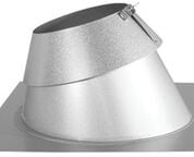DuraVent Adjustable Roof Flashing & Storm Collar For Steep Roof, 6-in ...