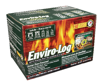 Bûches écologiques pour foyers et poêles à bois Enviro-Log, 3 lb, paq ...