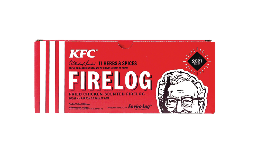 Enviro-Log KFC 11 Herbs & Spices Fried Chicken Scented Firelog, Limited ...