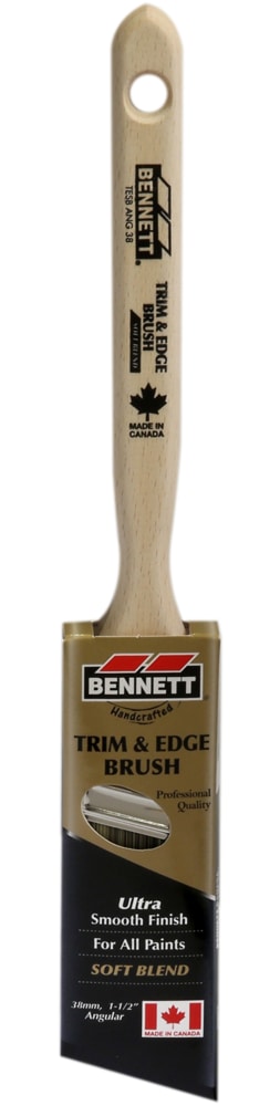 Bennett Soft Blend Angle Paint Brush for Doors and Trim, 1.5-in ...