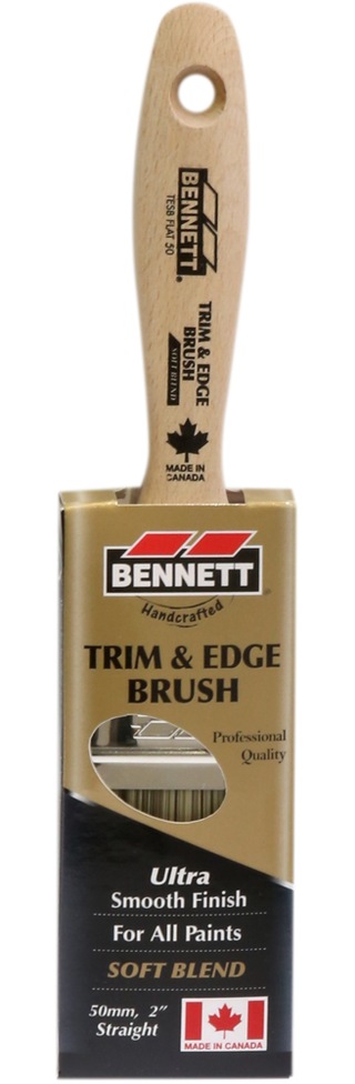 Bennett Soft Blend Flat Paint Brush for Doors and Trim, 2-in | Canadian ...
