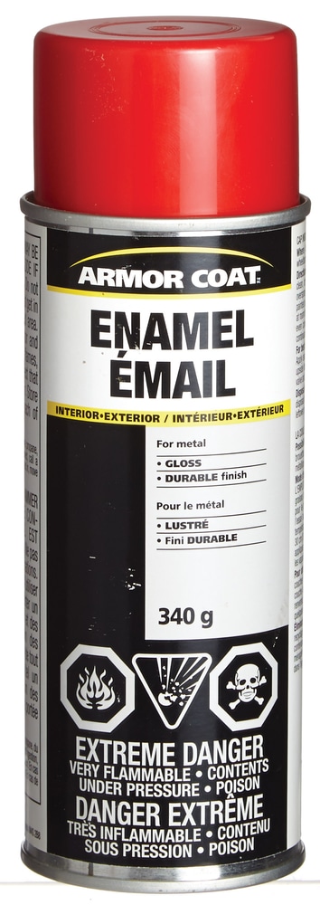 Armor Coat Enamel Poppy Red Spray Paint, 340 g | Canadian Tire
