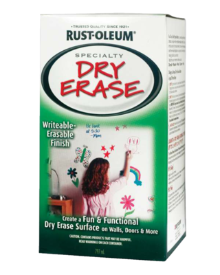 Rust-Oleum® Specialty Dry Erase Interior Paint Kit, Writeable ...