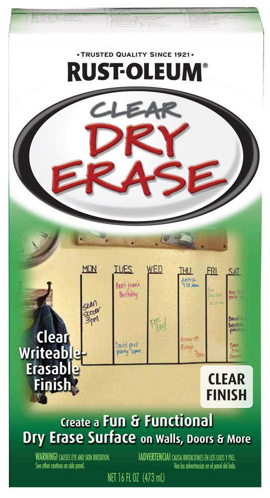 Rust-Oleum® Specialty Dry Erase Interior Paint, Writeable & Erasable ...