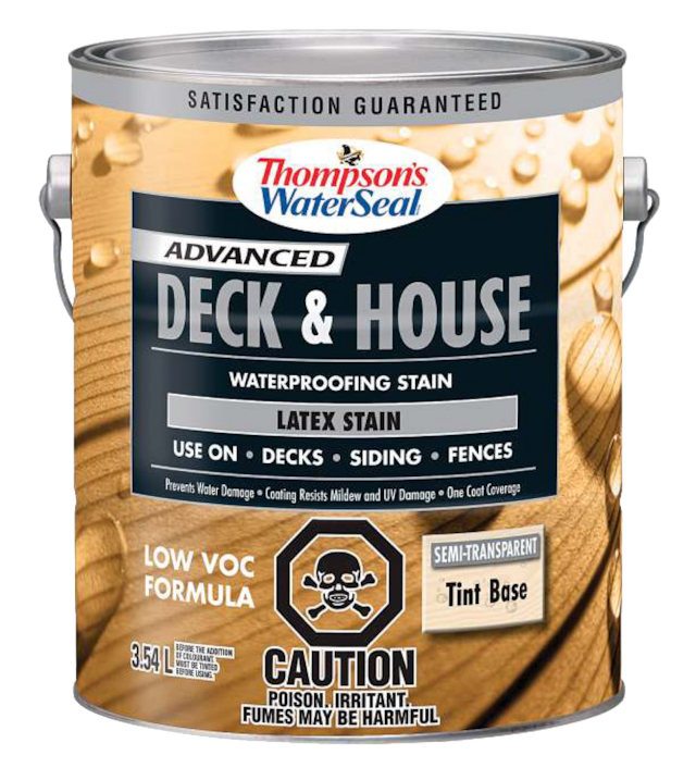 Thompson's® WaterSeal® Deck & House Waterproofing Stain, Semi ...
