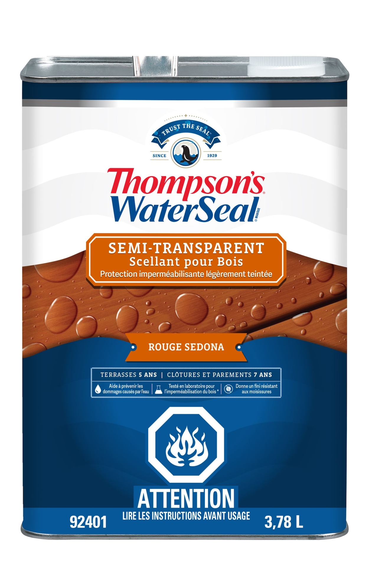 Thompson's WaterSeal® Semi-Transparent Exterior Wood Sealer ...