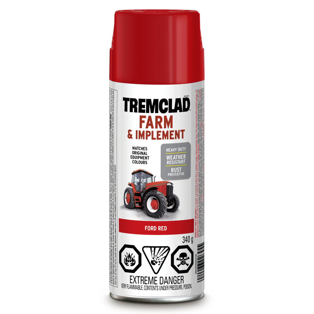 Tremclad Farm and Implement Weather-Resistant Paint Aerosol, 340-g ...