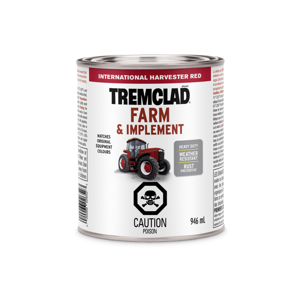 Tremclad Farm & Implement Weather-Resistant Paint, 946-mL/Quart ...