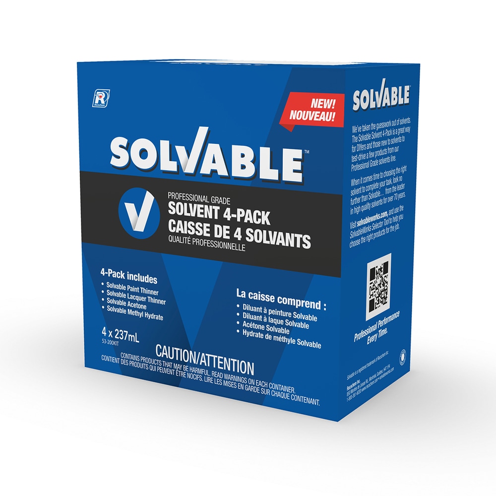 Recochem Solvable Professional Grade Paint & Lacquer Thinner, Acetone ...