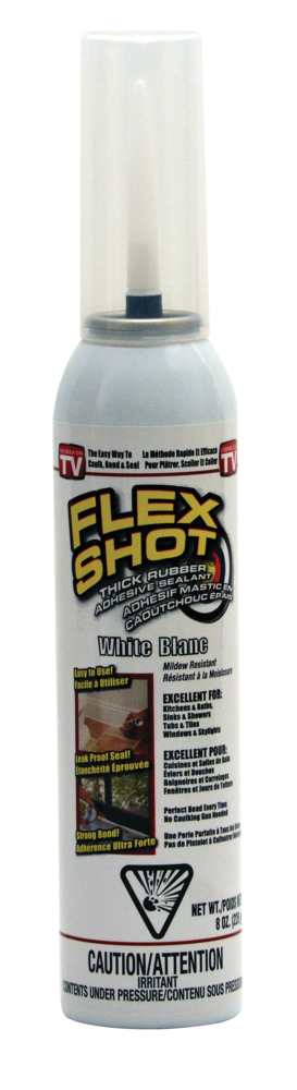 Flex Shot Thick Rubber Adhesive Sealant with Applicator, UV ...