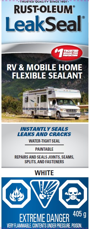 Rust-Oleum LeakSeal RV & Mobile Home, Waterproof Flexible Roof Coating ...