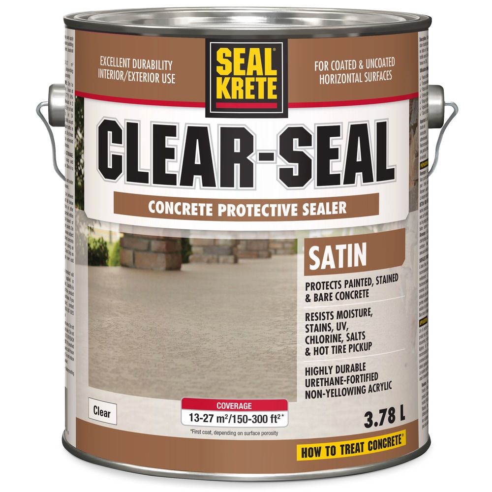 Seal-Krete Clear-Seal Indoor/Outdoor Concrete Protective Waterproof ...