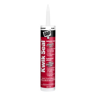 DAP Kwik Seal Waterproof Acrylic Latex Adhesive Caulk For Kitchen ...