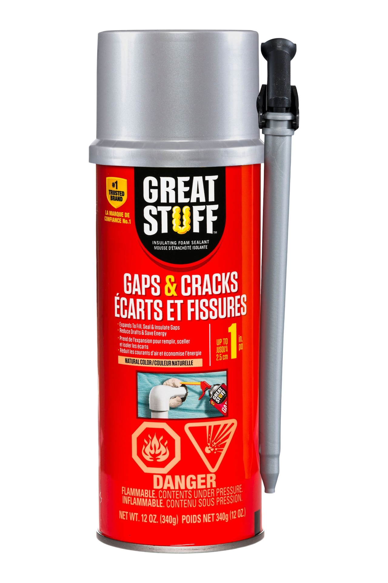 Great Stuff Gaps & Cracks Insulating Foam Sealant with Smart Dispenser ...
