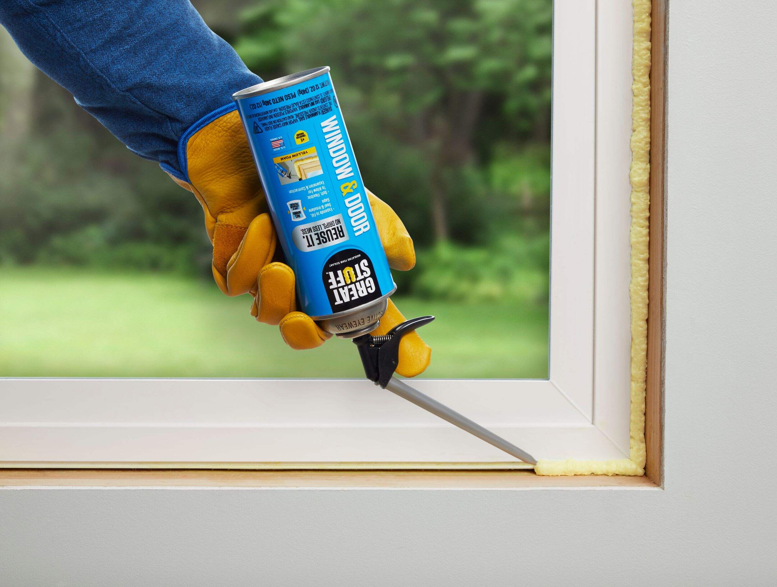 Great Stuff Window & Door Insulating Foam Sealant with Smart Dispenser ...