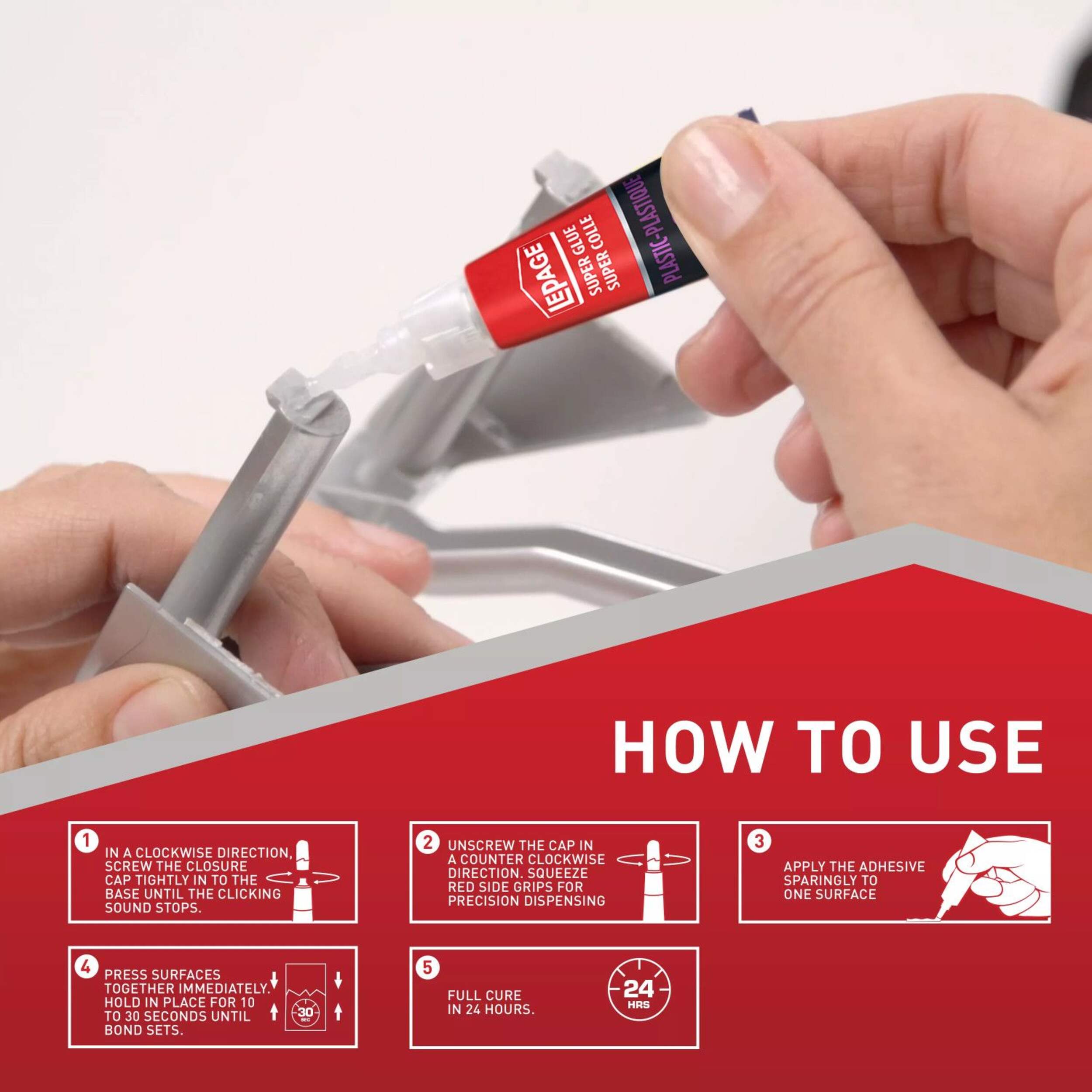 LePage All-Plastics Super Glue Adhesive, 2-Part Advanced Instant Bond ... LePage All-Plastics Super Glue Adhesive, 2-Part Advanced Instant Bond ...
