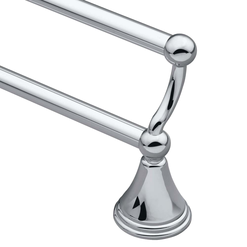 Moen® Preston Double Bathroom Towel Bar/Rack, Chrome, 24-in | Canadian Tire