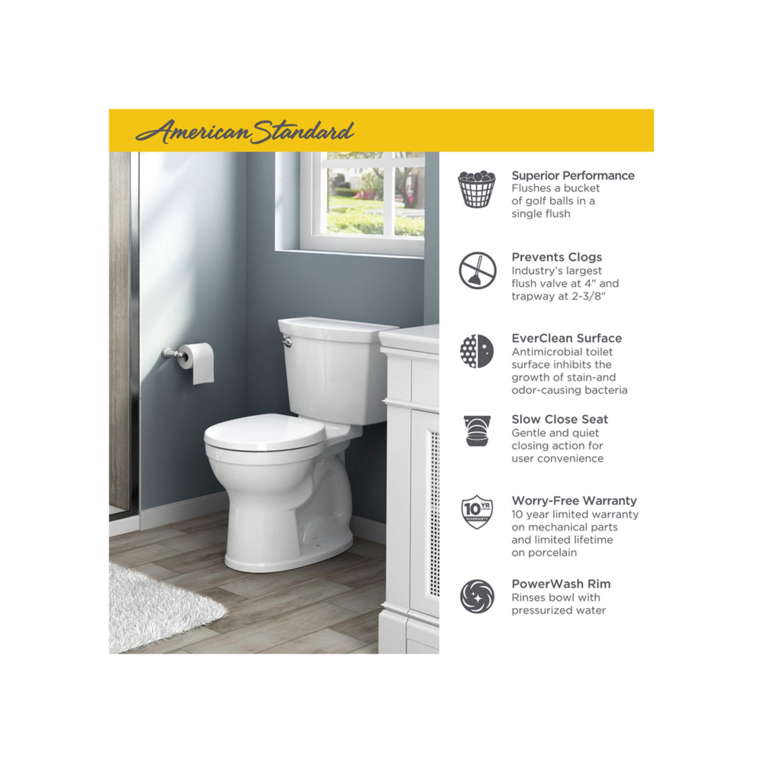 American Standard Champion 4 Max Right Height Round Front Complete Toilet, 4.8-L | Canadian Tire