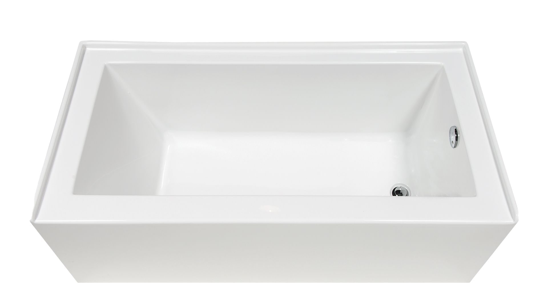 Clara Low-Profile Bathtub, Left, 60-in x 30-in x 17-in | Canadian Tire