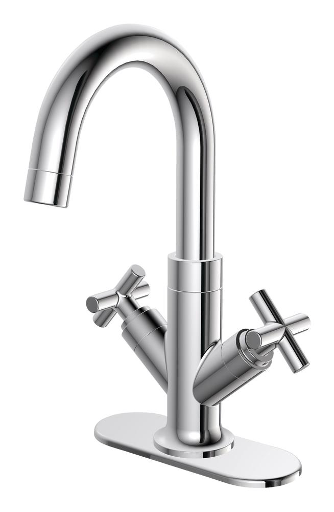 Danze Ellison Double Handle Single Hole 4-in Centerset Bathroom Sink ...