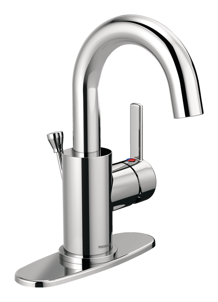 Peerless® Precept Single Handle Single Hole Bathroom Sink Faucet ...